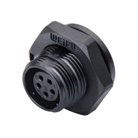 Buy 3 Pin Sp13 Female Ip68 Waterproof Solder Black Cable Connector With