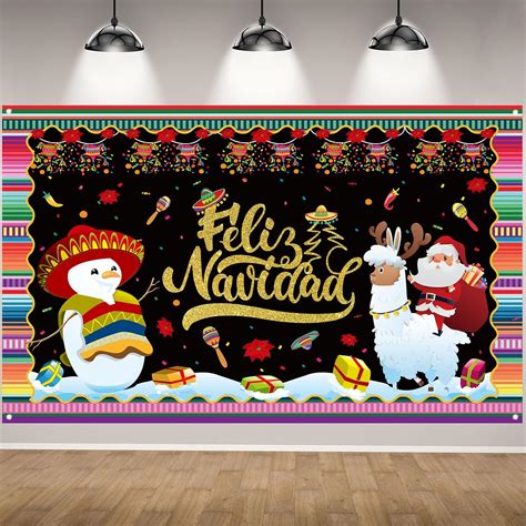 Feliz Navidad Decorations Feliz Navidad Backdrop For Photography