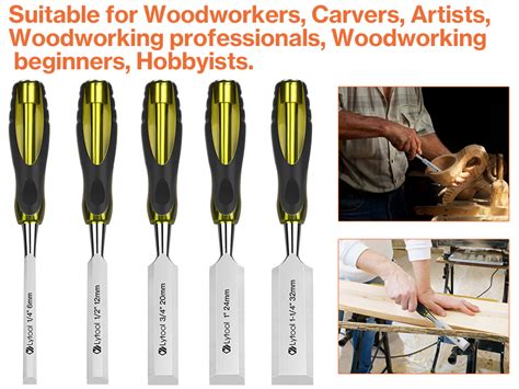 Chisel Set Lytool 5pcs Wood Chisel Sets For Woodworking 1 4 1 2 3 4