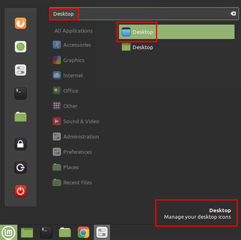 Linux Mint Slik Konfigurerer Du Skrivebordsikoner