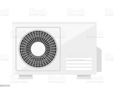 空調室外裝置的向量圖示向量圖形及更多暖房裝置圖片 暖房裝置 留白 電暖爐 Istock