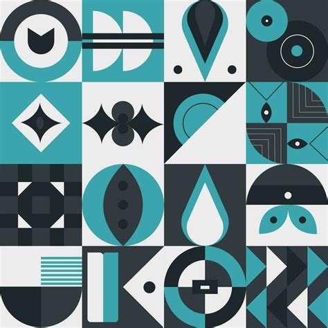 Abstract Geometric Pattern Design In Modern Style Vector Illustration 26509548 Vector Art At