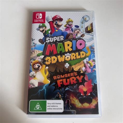 【二手】ns 任天堂 Switch遊戲 《超級瑪利歐3d世界狂怒世界》支援中文 蝦皮購物