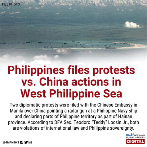 Gma News Naghain Ng Diplomatic Protests Ang Pilipinas