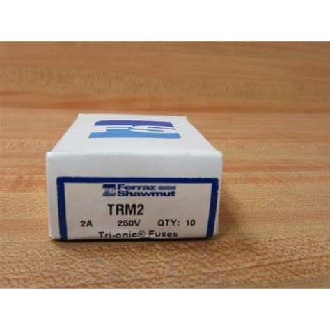 Gould Shawmut Ferraz Mersen Trm2 Tri Onic Fuse Pack Of 10 Mara