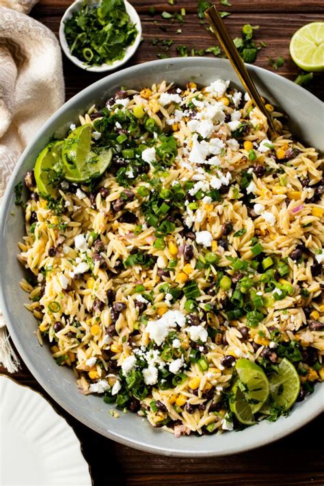 Black Bean And Corn Orzo Salad This Savory Vegan