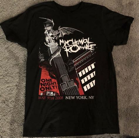 1184us 21 Offchemical Romance Shirt Black Dragon T Shirt