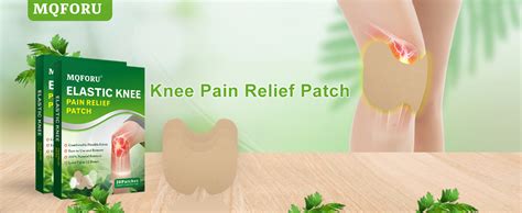 MQFORU Knee Pain Relief Patches 40PCS Pain Relief Plasters With