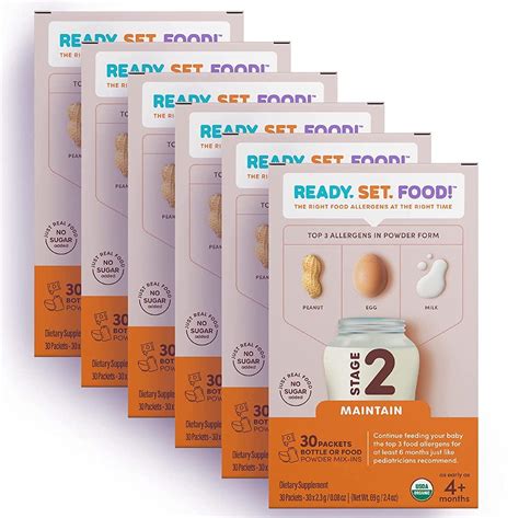 Ready Set Food Early Allergen Introduction Mix Ins For Babies