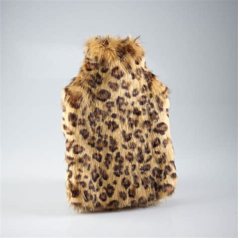 Gold Leopard Hot Water Bottle Made In Britain Katrina Hampton