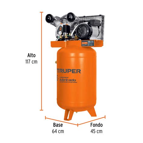 Ripley COMPRESORA TRUPER VERTICAL HP LITROS