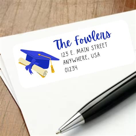 Graduation Address Labels Graduation Address Stickers Graduation