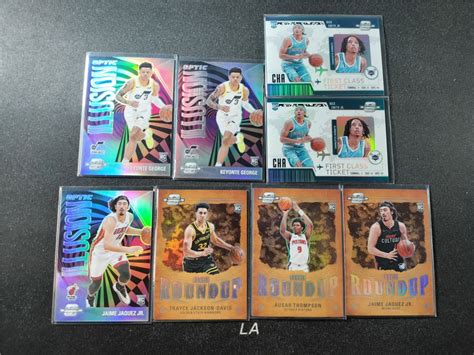 【la拍卖】23 24 球票op 新秀rc 基昂特 乔治 小尼克 史密斯 小海梅 哈克斯 奥萨尔 汤普森 特雷斯 杰克逊 戴维斯 银折 幻想特卡 First Class 特卡 Roundup