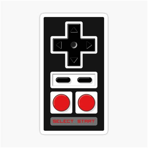 Select Start Controller Sticker For Sale By Hard Wear Redbubble