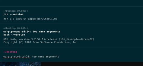 Too Many Arguments Error Issue Warpdotdev Warp Github