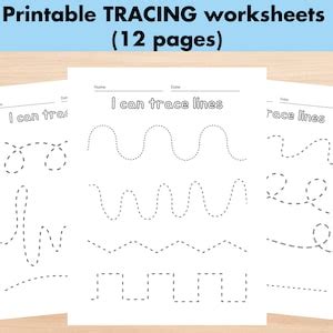 Worksheet Etsy