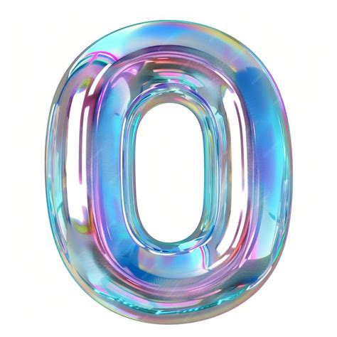 Premium Photo Numerical Number Zero In Creative Digital Art Style