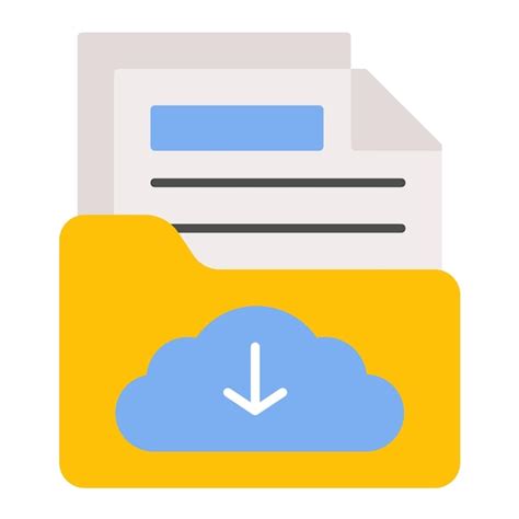 Premium Vector Secured Backup Vector Illustration Style