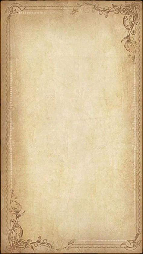 Folha Antiga De Papel