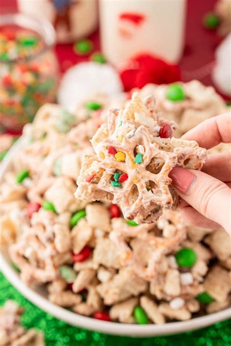 Christmas Chex Mix Sugar And Soul