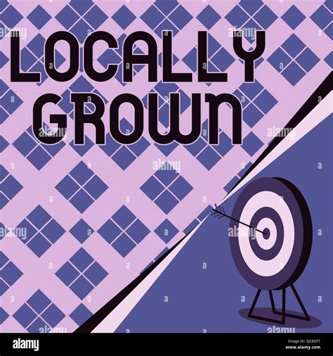 Writing Displaying Text Locally Grown Business Approach Produced
