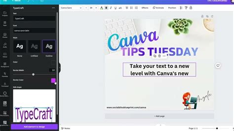 Canvas New Typecraft Feature Youtube