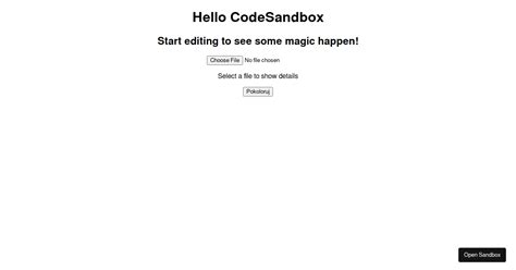 React Aws S3 Examples Codesandbox