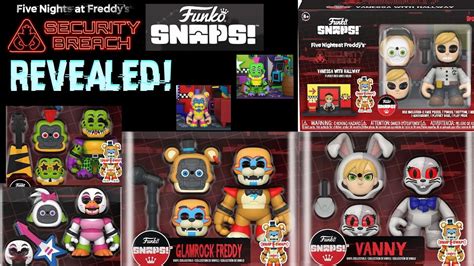 Funko Fnaf Security Breach Glamrock Freddy Chica Gato