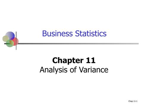 Ppt Chapter 11 Analysis Of Variance Powerpoint Presentation Free