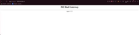 502 Bad Gateway · Issue 6 · Vnoi Adminvnoj Docker · Github