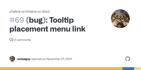 Bug Tooltip Placement Menu Link · Issue 69 · Chakra Uichakra Ui