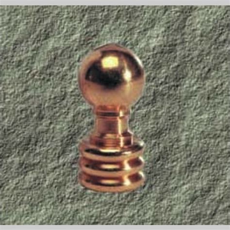 Nickle Pltd 1 18 Turnd Brass Finial Kirks Lane