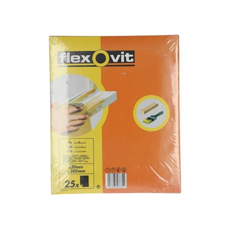 Flexovit Glasspaper Sanding Sheets 230 X 280mm Multi Colour 230 X