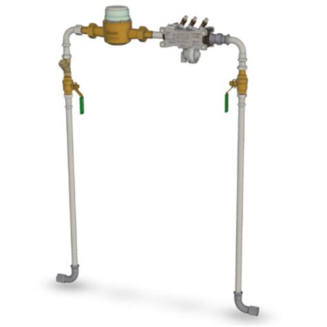 Meter Backflow Preventer Pipe Stands Assembly Deeco