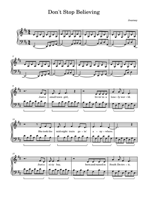 Dont Stop Believing Pdf