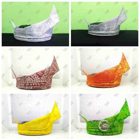Jual Tanjak Melayu Full Songket Premium Model Ikat Panglima Shopee