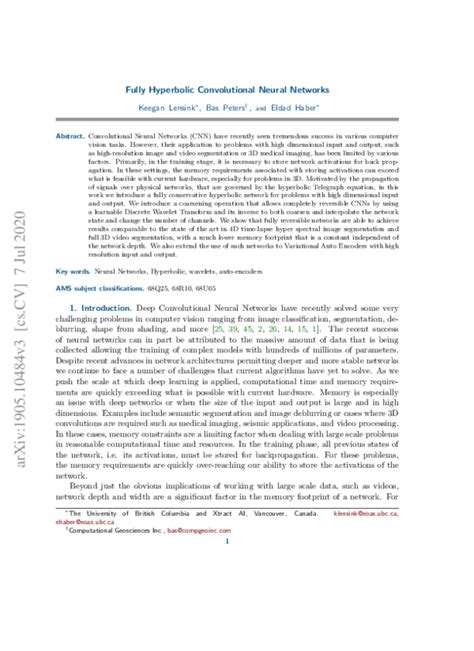 pdf fully hyperbolic convolutional neural networks