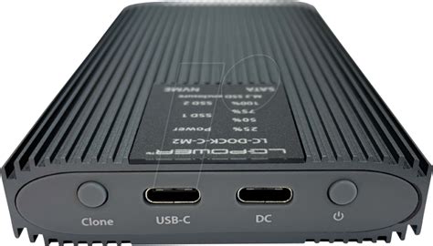Lc Dock C M External M Sata Nvme Ssd Enclosure Aluminium Usb At Reichelt Elektronik