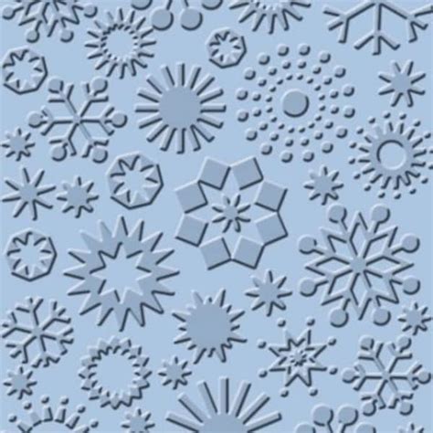 Snowflake Embossing Folder Etsy