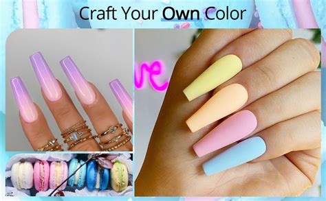 UR SUGAR UV Nagellack Pastell Shellac Set Makrone Süss Süßigkeiten