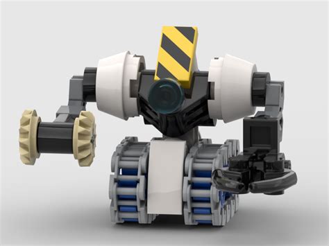 Lego Moc Tread Robot By T Nova Rebrickable Build With Lego