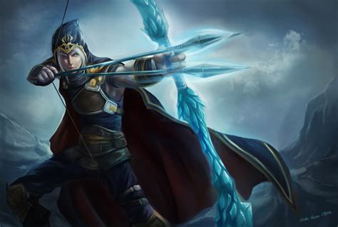 Fantasy League Of Legends Artwork Ashe The Frost Archer