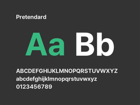Pretendard otf字体下载 Pretendard Bold Version 搜字体网