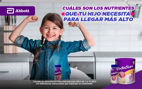 ¿cuáles Son Los Nutrientes Que Tu Hijo Necesita Para Llegar Más Alto