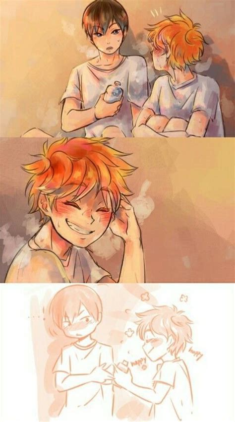 Pin By Kei Kurosaki On Haikyuuties Kagehina Kagehina Cute Haikyuu Manga