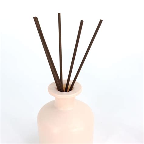 Empty Frosted Glass Reed Diffuser Bottle With Cap And Stick