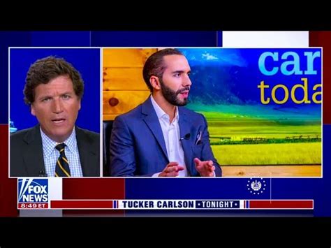 Nayib Bukele recordó entrevista con Tucker Carlson Política Stereo