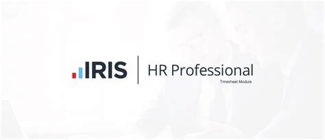 Timesheet Software Iris Hr Iris