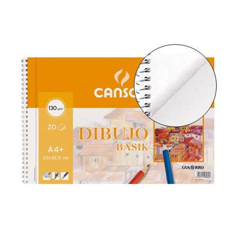 Bloc de dibujo Canson tamaño Din A4 espiral Microperforado Didaplay