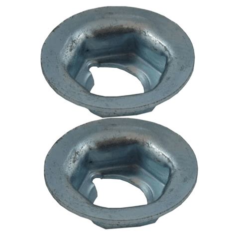 Home Pak 2 Pack 1 4 20 Zinc Plated Self Threading Hex Washer Nuts